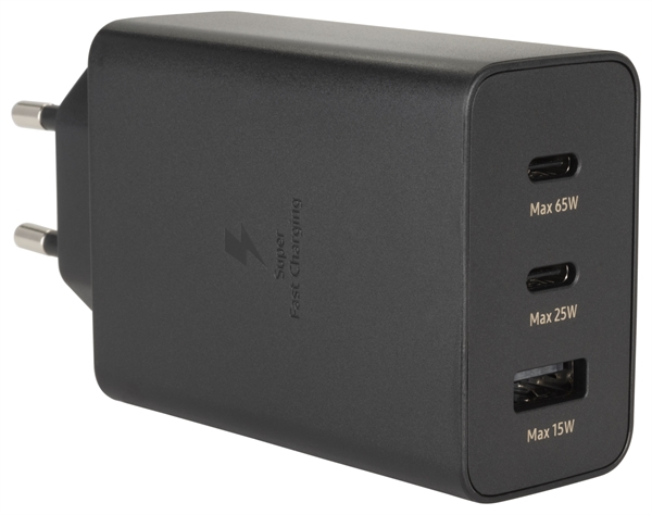 SAMSUNG 65W Power Adapter Trio test en review - Testaankoop