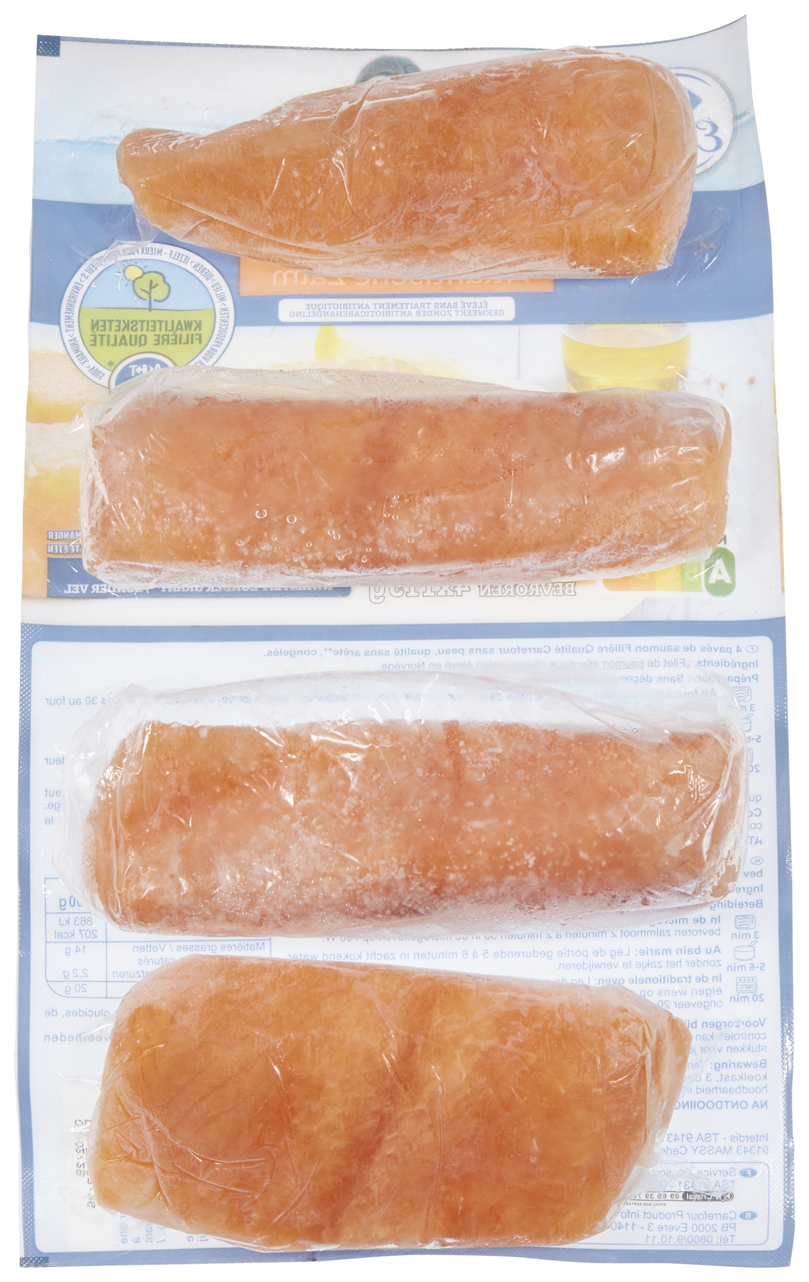 CARREFOUR EXTRA 4 MOTEN ATLANTISCHE ZALM test en review - Testaankoop ...