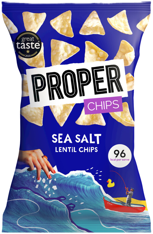 PROPER CHIPS SEA SALT LENTIL CHIPS gezondheidsscore - Testaankoop gezond