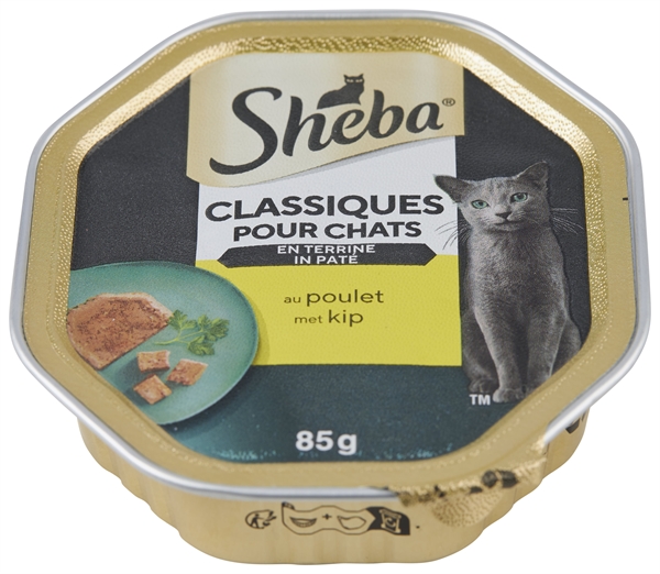 SHEBA CLASSIQUES POUR CHATS IN PATÉ MET KIP test en review - Testaankoop