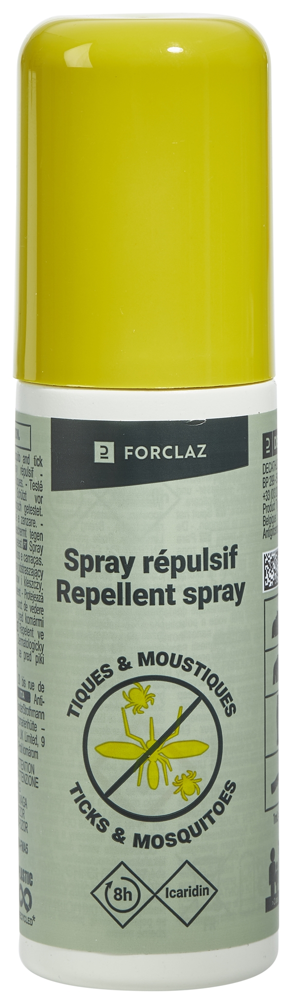 FORCLAZ (DECATHLON) REPELLENT SPRAY ICARIDIN 8H (100 ML) test en review ...