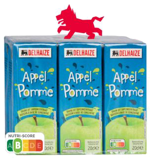 DELHAIZE APPEL gezondheidsscore - Testaankoop gezond