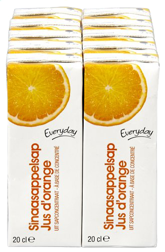 EVERYDAY (COLRUYT) SINAASAPPELSAP gezondheidsscore - Testaankoop gezond