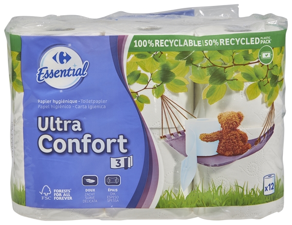 ESSENTIAL (CARREFOUR) ULTRA CONFORT 3-LAAGS test en review - Testaankoop
