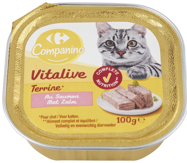 COMPANINO (CARREFOUR) Vitalive terrine met zalm test en review ...