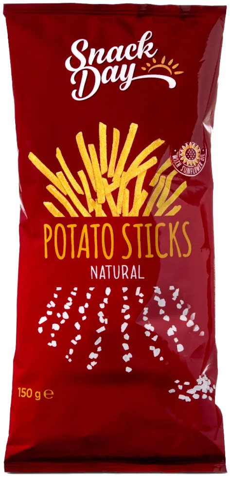 SNACK DAY (LIDL) POTATO STICKS NATURAL gezondheidsscore - Testaankoop ...