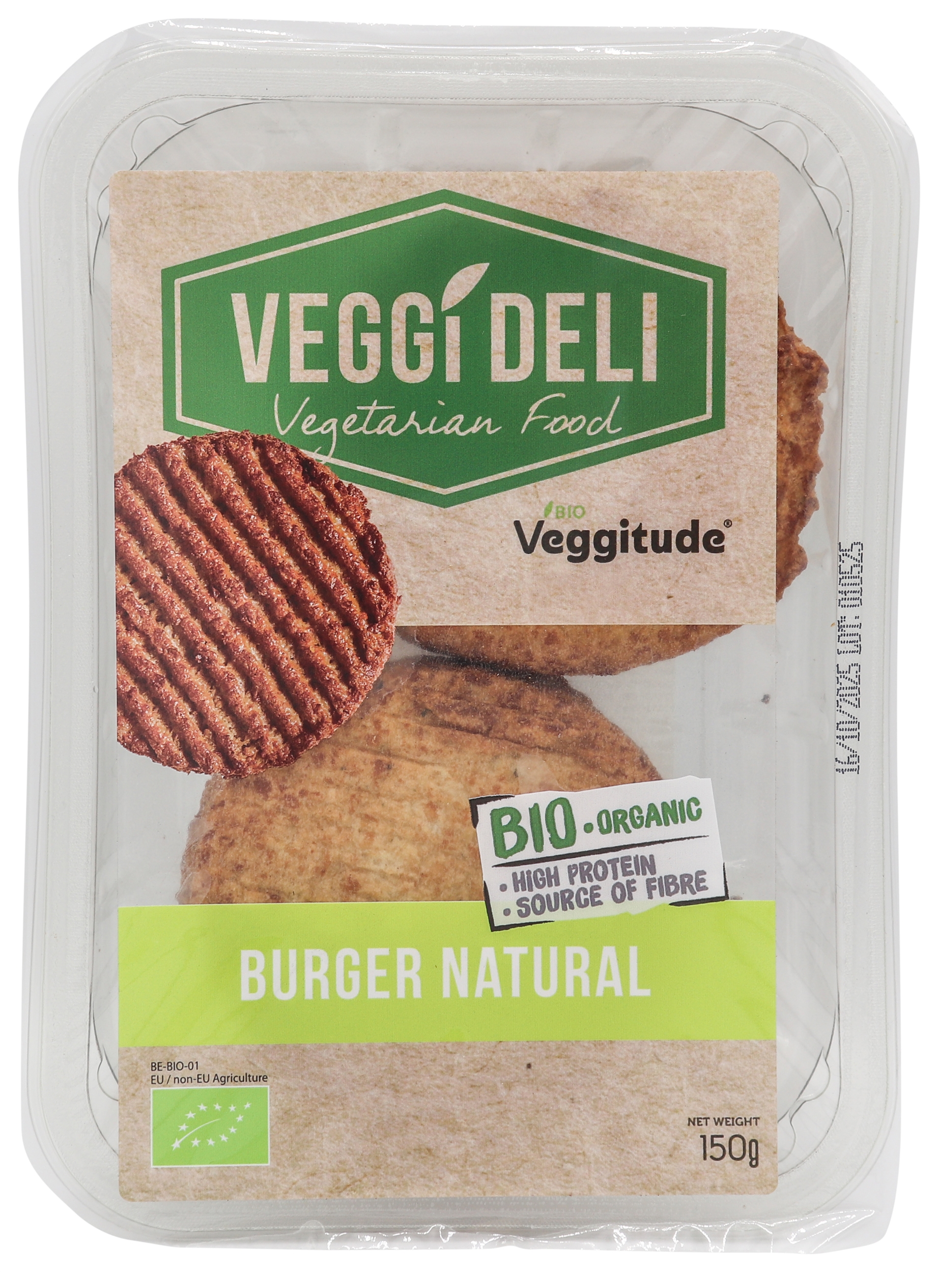 VEGGI DELI BURGER NATURAL test en review - Testaankoop gezond
