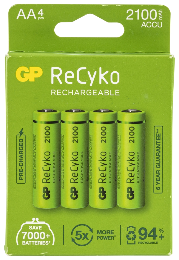 GP RECYKO AA 2100MAH test en review - Testaankoop