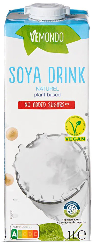 VEMONDO (LIDL) Soya drink no added sugars gezondheidsscore ...