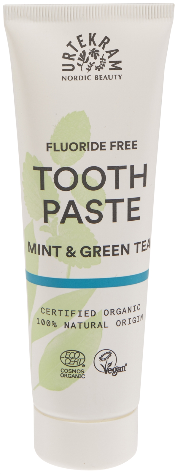 URTEKRAM Fluoride free toothpaste mint & green tea test en review ...