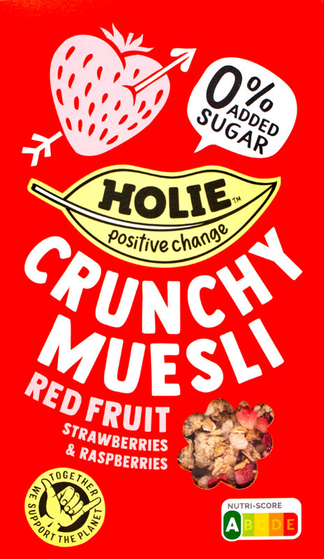 HOLIE'S Crunchy Muesli red fruit gezondheidsscore - Testaankoop gezond