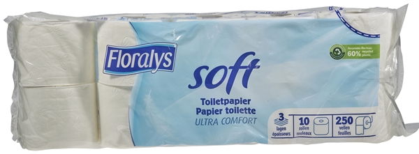 FLORALYS (LIDL) SOFT TOILETPAPIER - ULTRA COMFORT 3 LAGIG test en ...