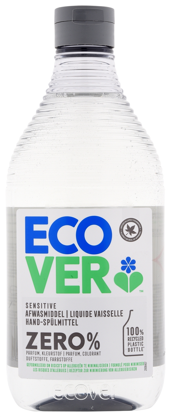ECOVER AFWASMIDDEL SENSITIVE ZERO% test en review - Test Aankoop