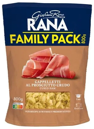 GIOVANNI RANA Cappelletti prosciutto crudo gezondheidsscore ...