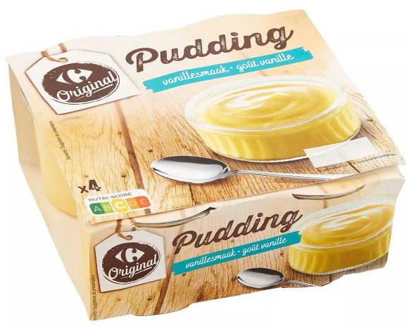 CARREFOUR ORIGINAL ORIGINAL PUDDING VANILLESMAAK gezondheidsscore ...