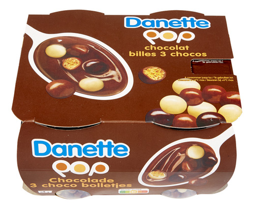 DANONE DANETTE POP CHOCOLADE 3 CHOCO BOLLETJES gezondheidsscore ...