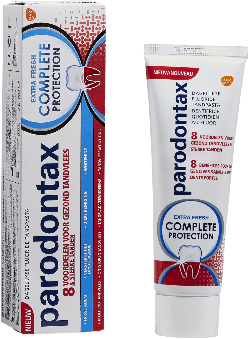 PARODONTAX EXTRA FRESH COMPLETE PROTECTION test en review - Test Gezond