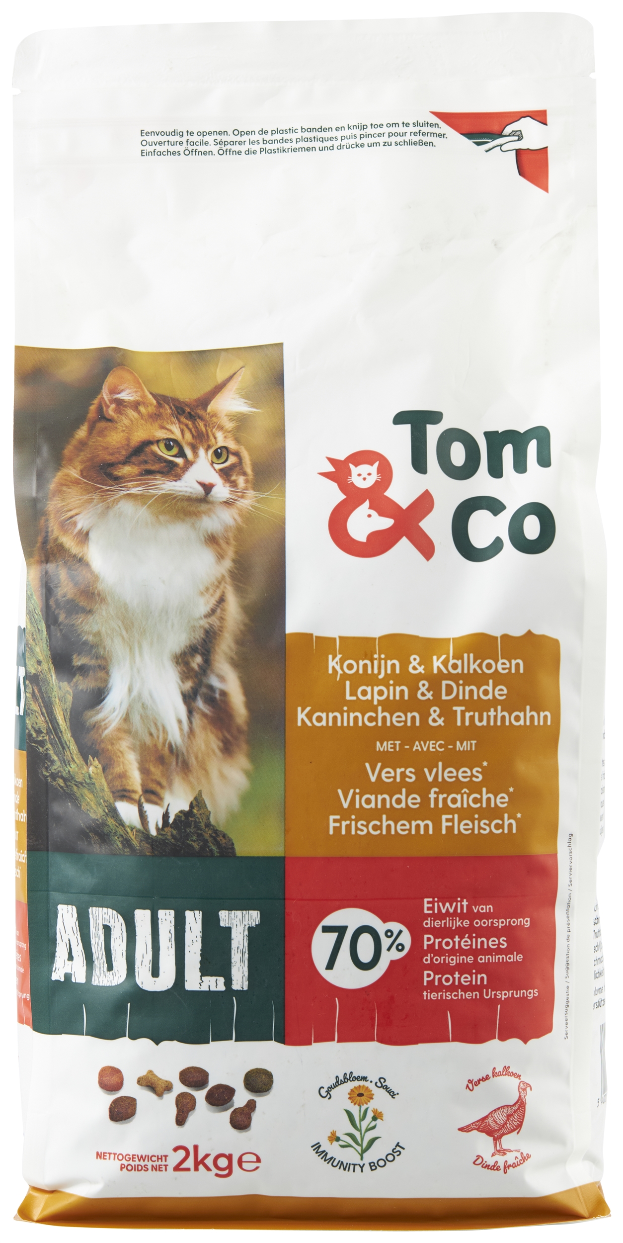 TOM&CO Adult konijn & kalkoen test en review - Testaankoop
